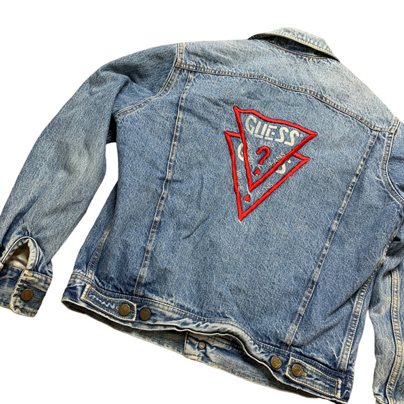 Guess | Jackets & Coats | Vintage Guess Georges Marciano 8s Stone Wash ...